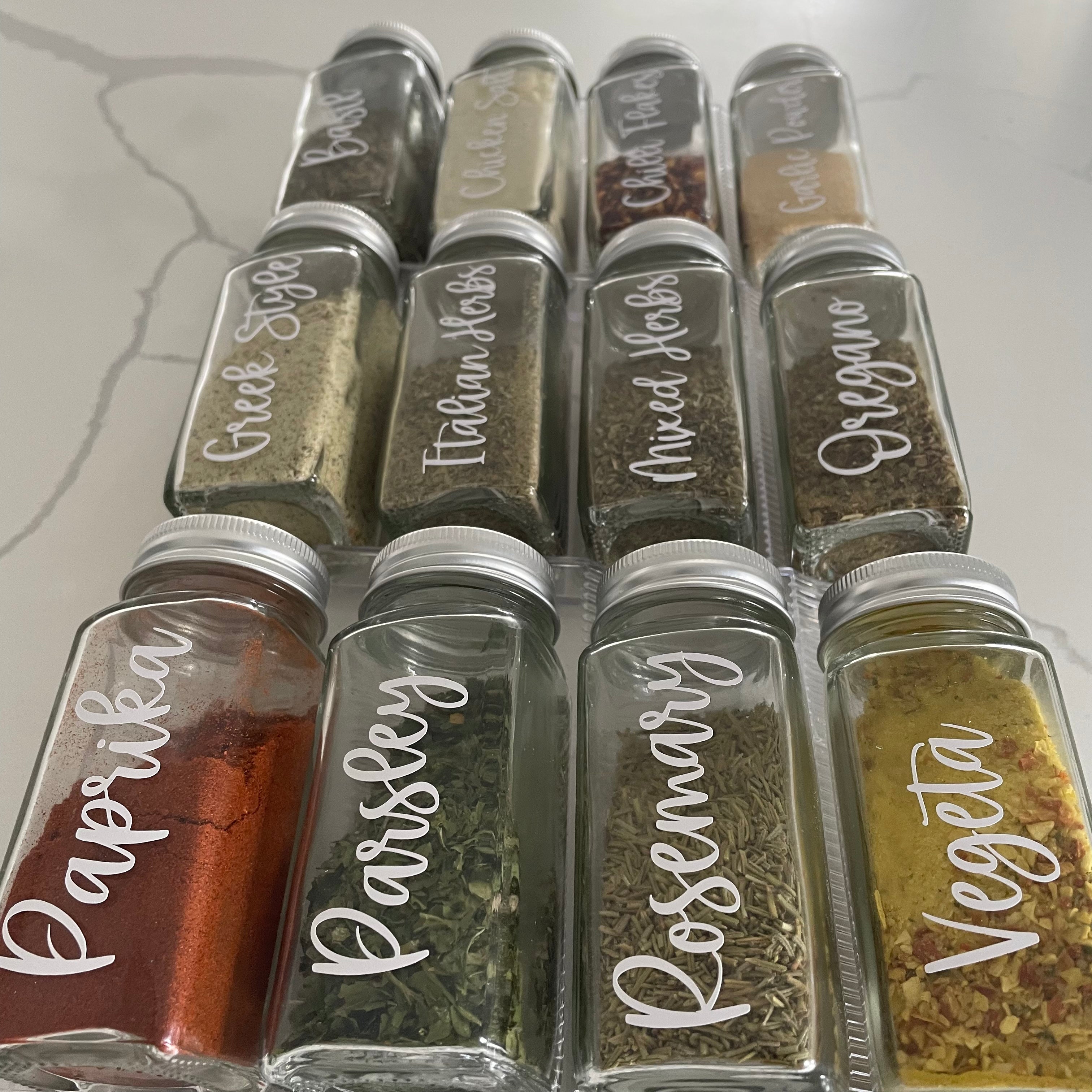 Custom Spice Jar Labels – Em + Kat Creations