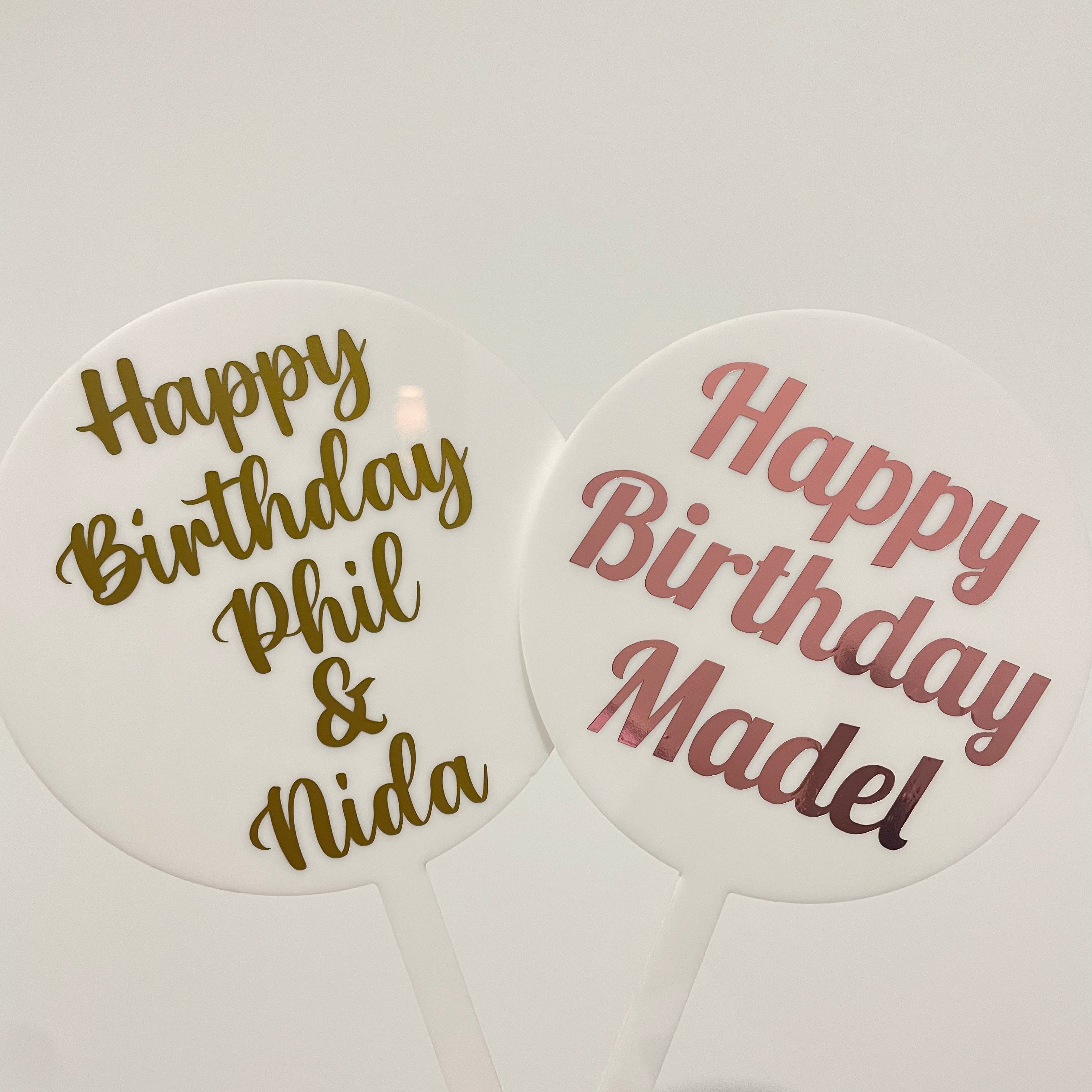 Cake Toppers – Em + Kat Creations